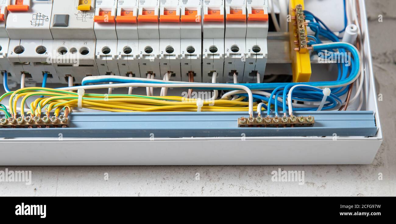 Consumer electric switchboard control panel for home enclosure for ...