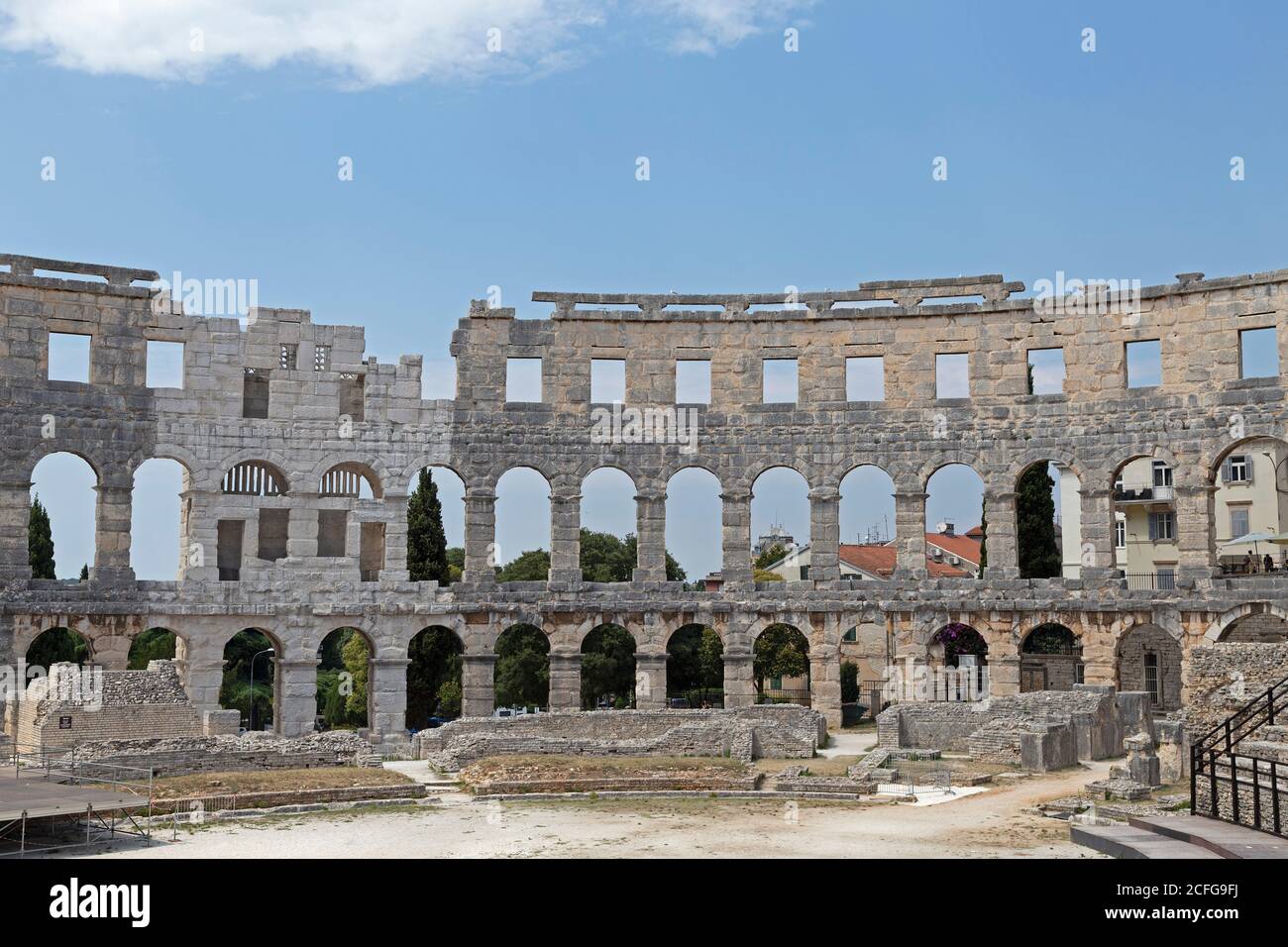 inside the Arena, Pula, Istria, Croatia Stock Photo - Alamy