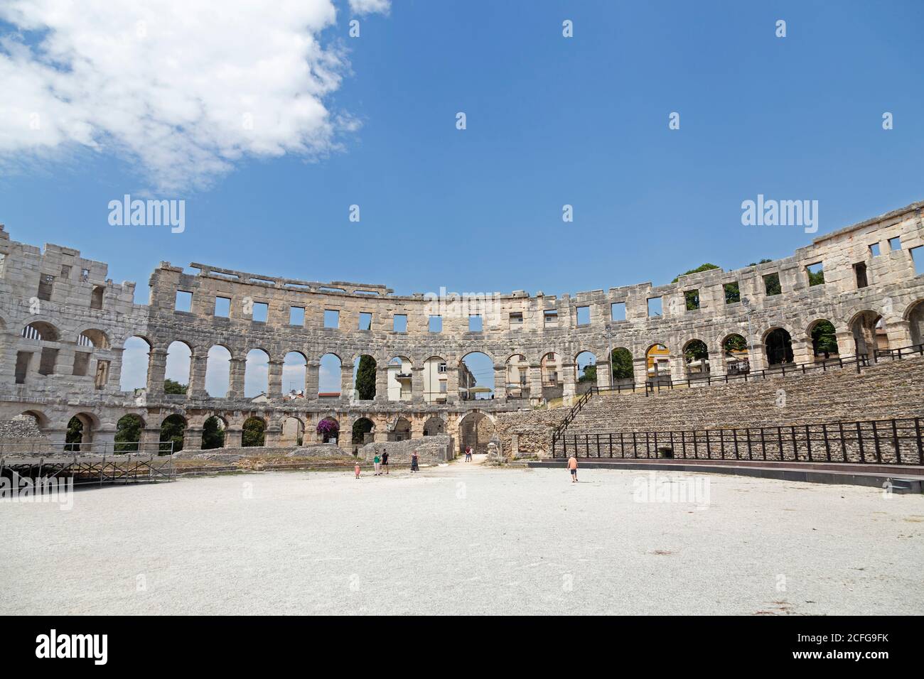 inside the Arena, Pula, Istria, Croatia Stock Photo - Alamy