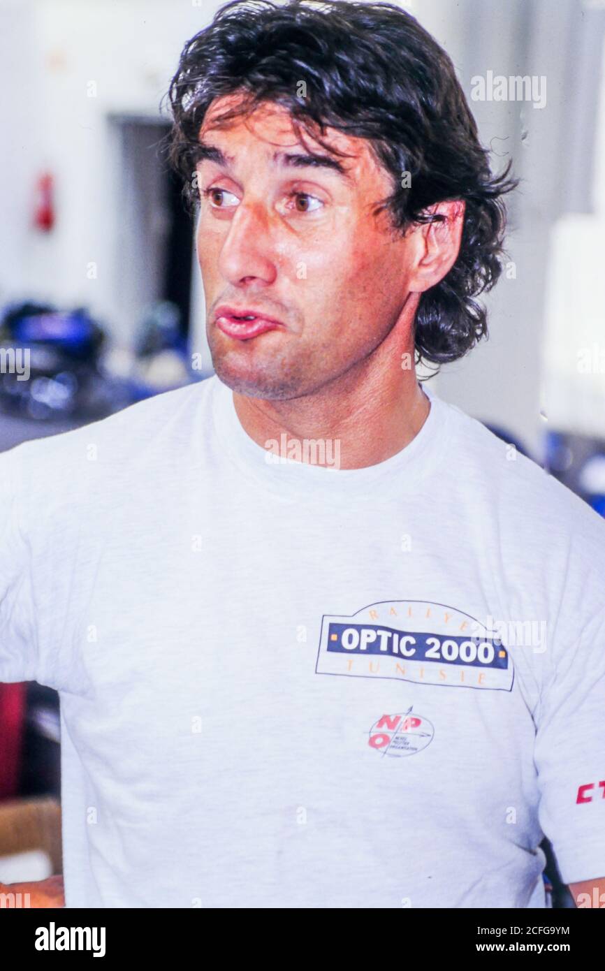 French pilot Cyril Neveu at Planet Karting in Venissieux, France Stock ...