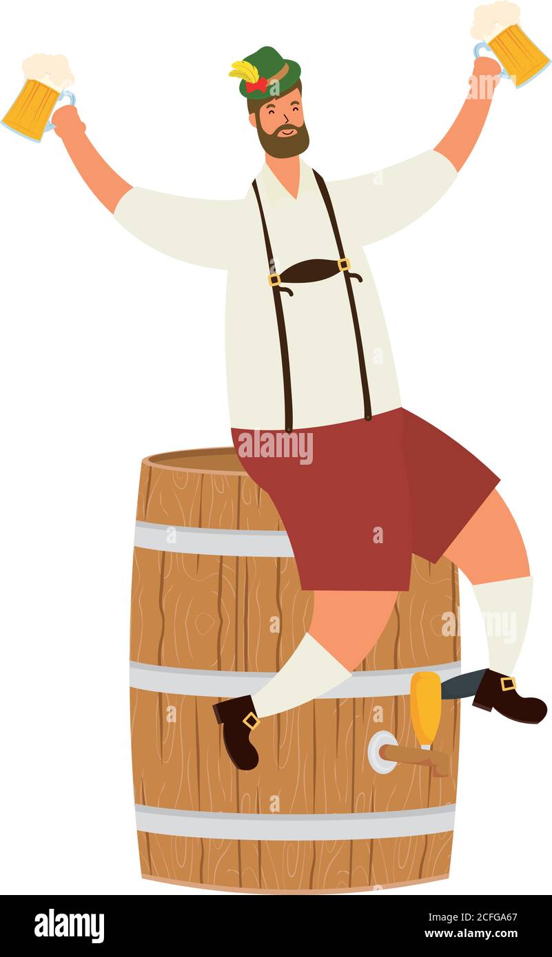 Man seated in wooden Stock Vector Images - Alamy