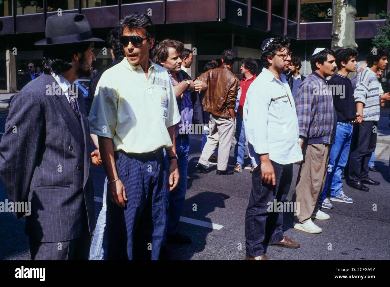 Riots between members of Betar and far-right activists, Lyon, France ...