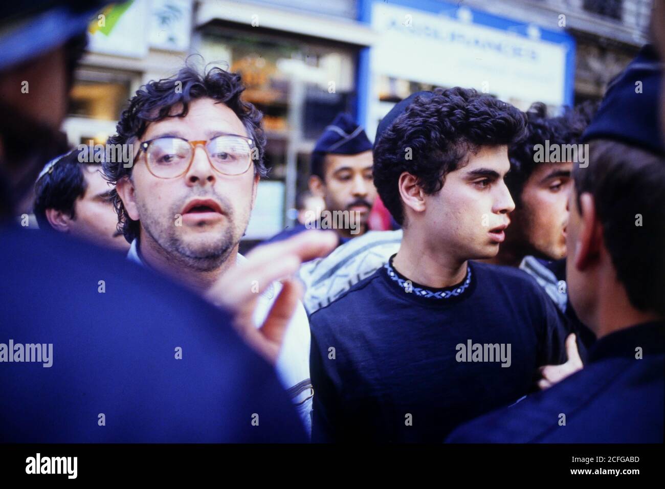 Riots between members of Betar and far-right activists, Lyon, France ...