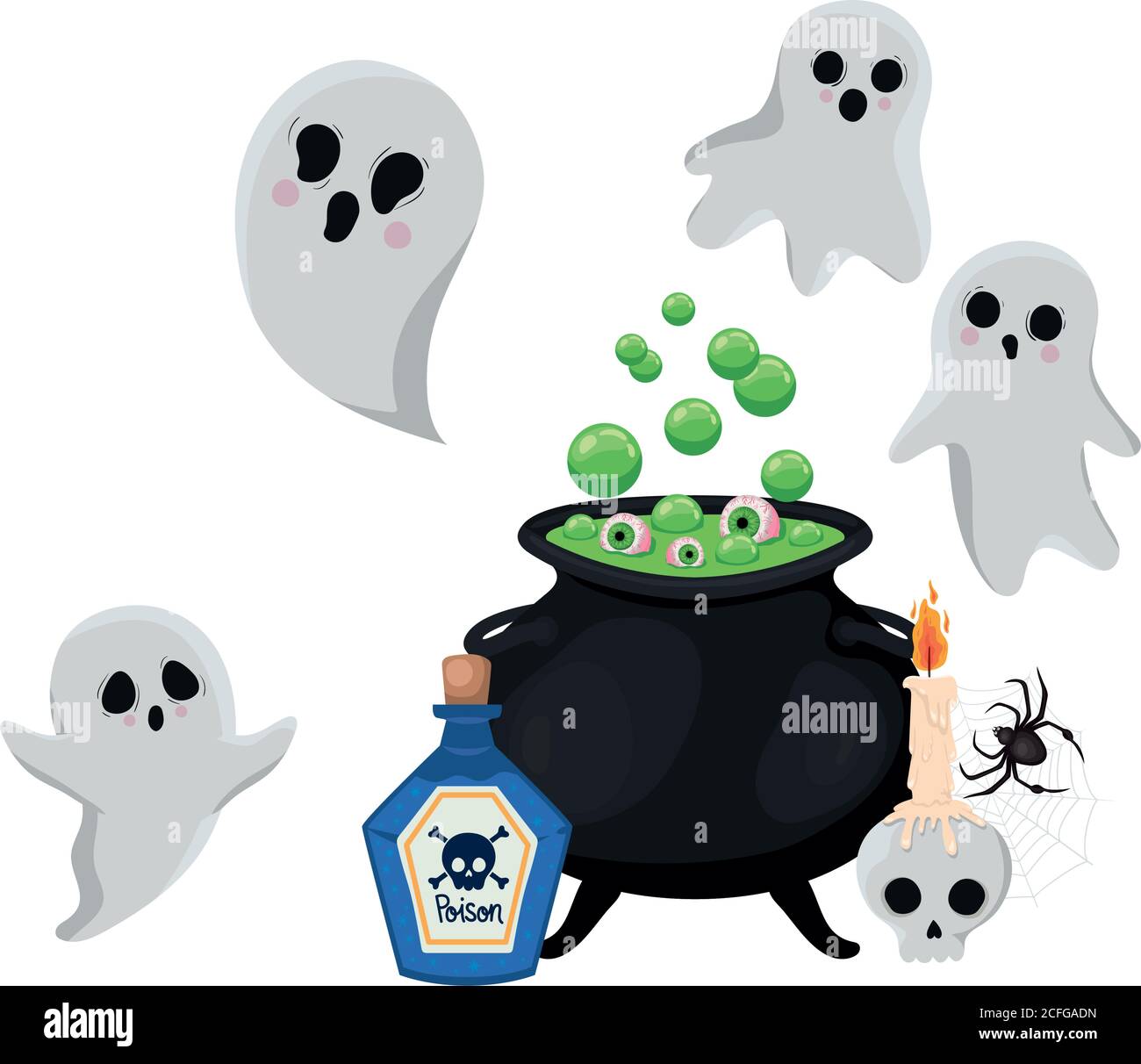 Ghosts witch Cut Out Stock Images & Pictures - Alamy