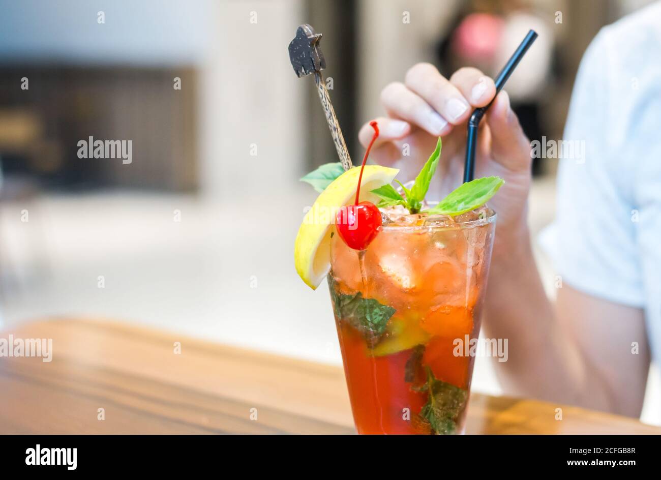 Mocktails on table hi-res stock photography and images - Alamy
