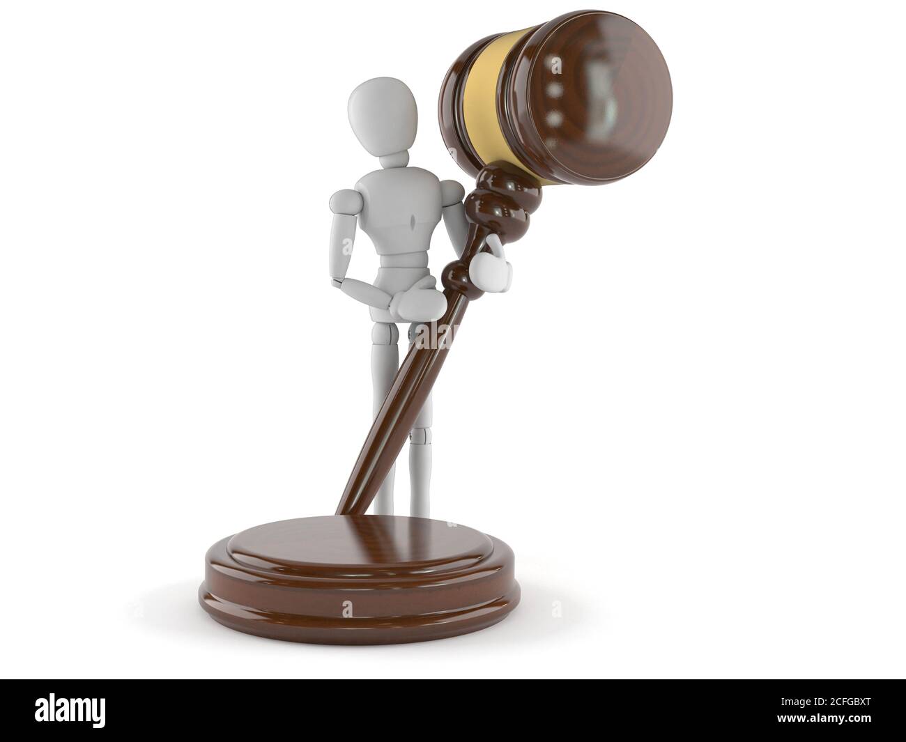 White dummy isolated on white background Stock Photo - Alamy