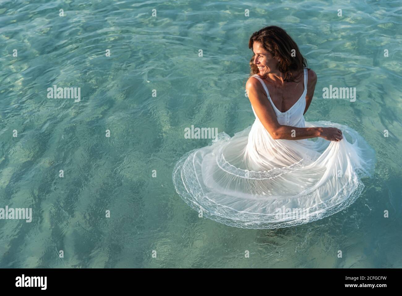 Lady Dancing In Water High Resolution Stock Photography and Images - Alamy