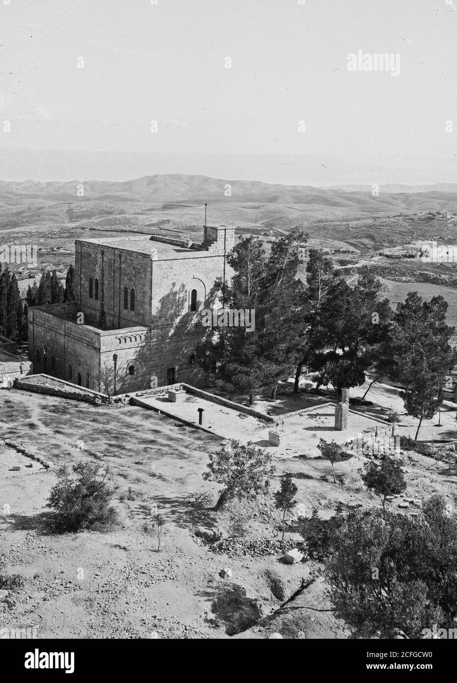 Original Caption: Mount of Olives Bethany etc. Jordan Vallery and the ...