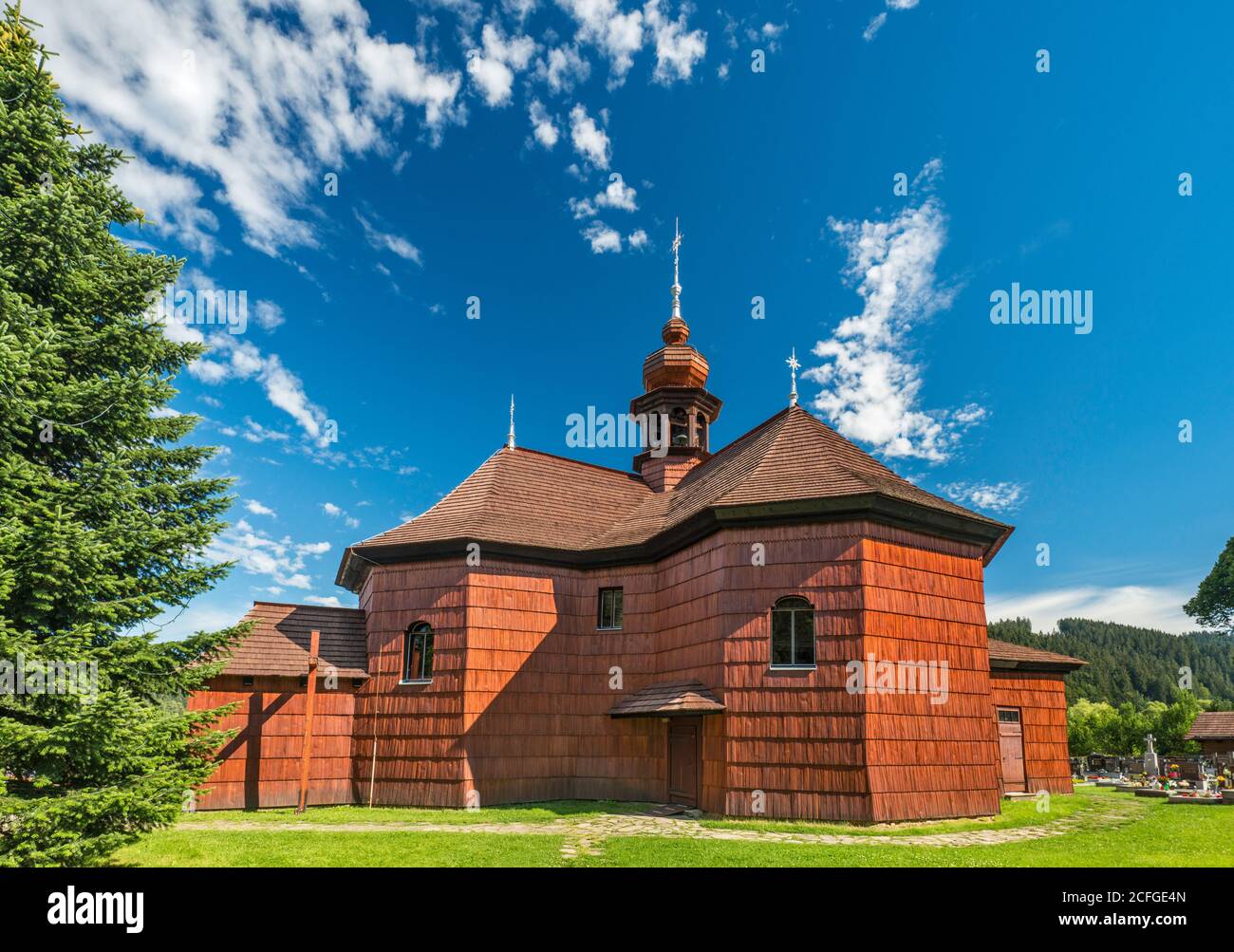 Blessed Virgin Mary Church, 1754, Wallachian style, in village of Velke ...