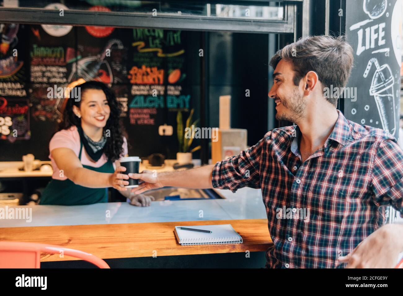 Handing Cocktail High Resolution Stock Photography and Images - Alamy