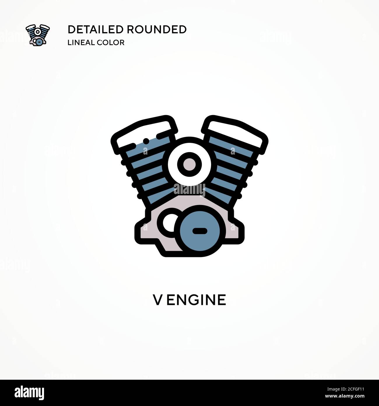 Chrome v twin Stock Vector Images - Alamy