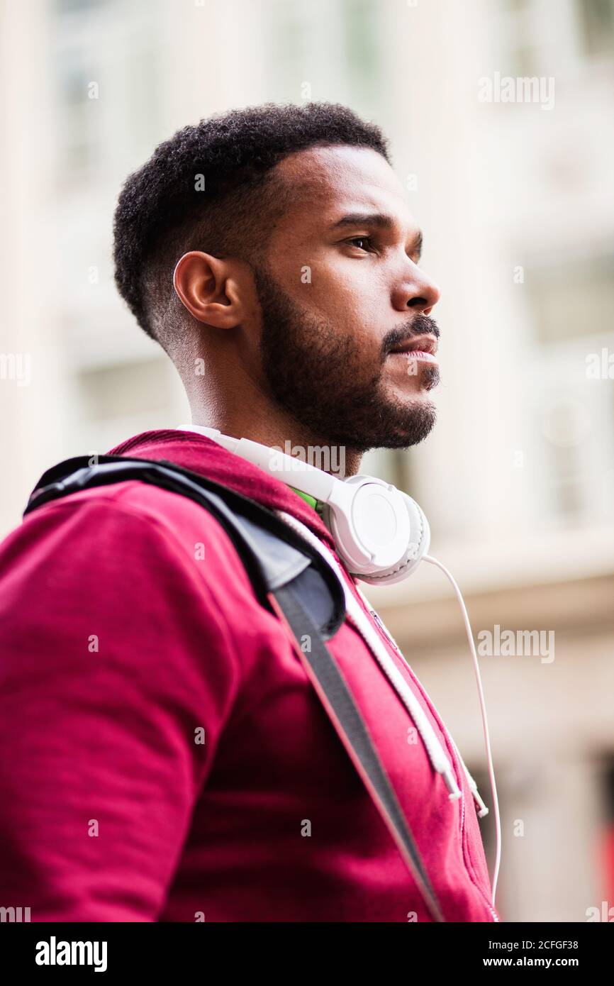 Man walking around the city hi-res stock photography and images - Alamy