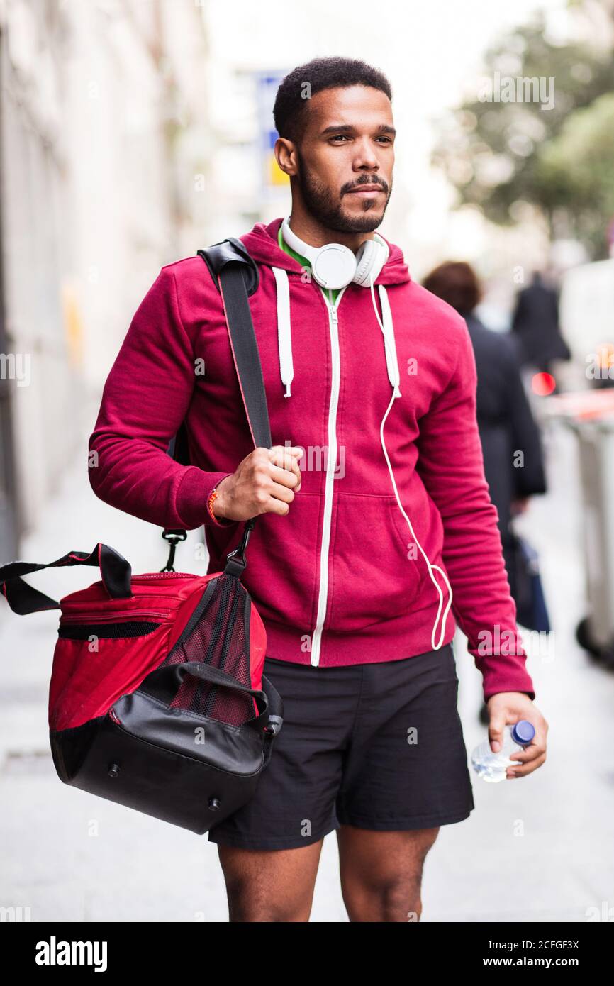 Man walking city fitness hi-res stock photography and images - Alamy