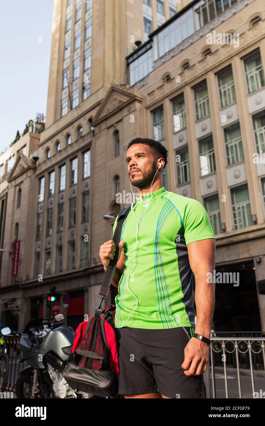 Young mulatto man wearing hi-res stock photography and images - Alamy