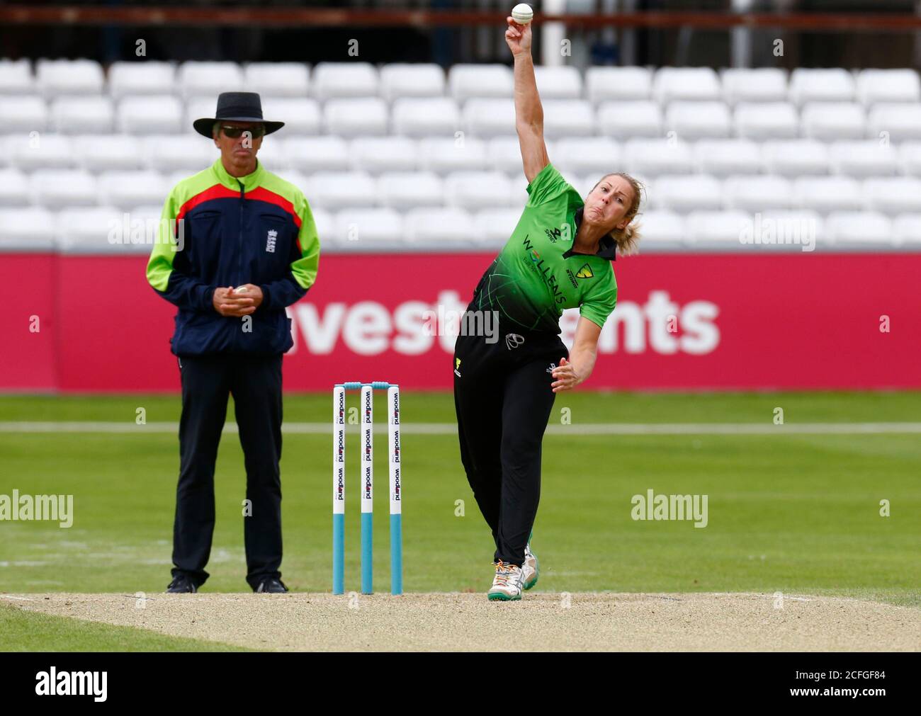 CHELMSFORD, ENGLAND - SEPTEMBER 05:Western Storm's Claire Nicholas ...