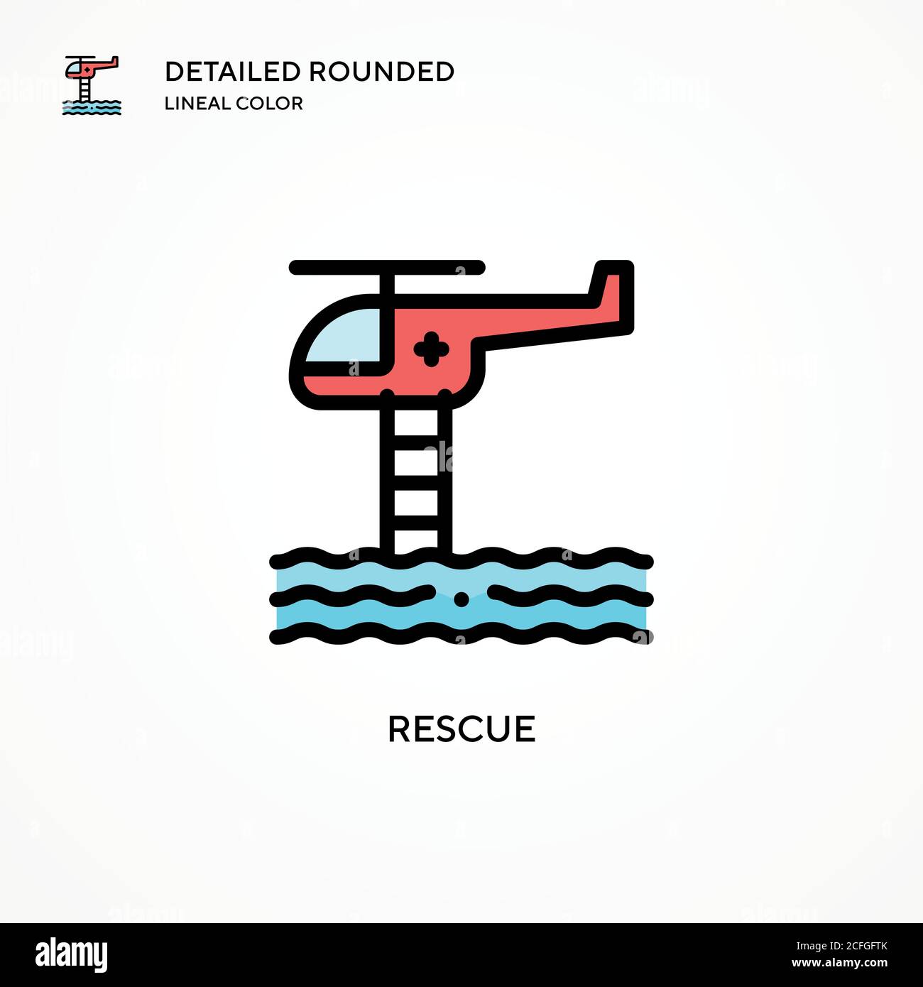 Rescue vector icon. Modern vector illustration concepts. Easy to edit ...
