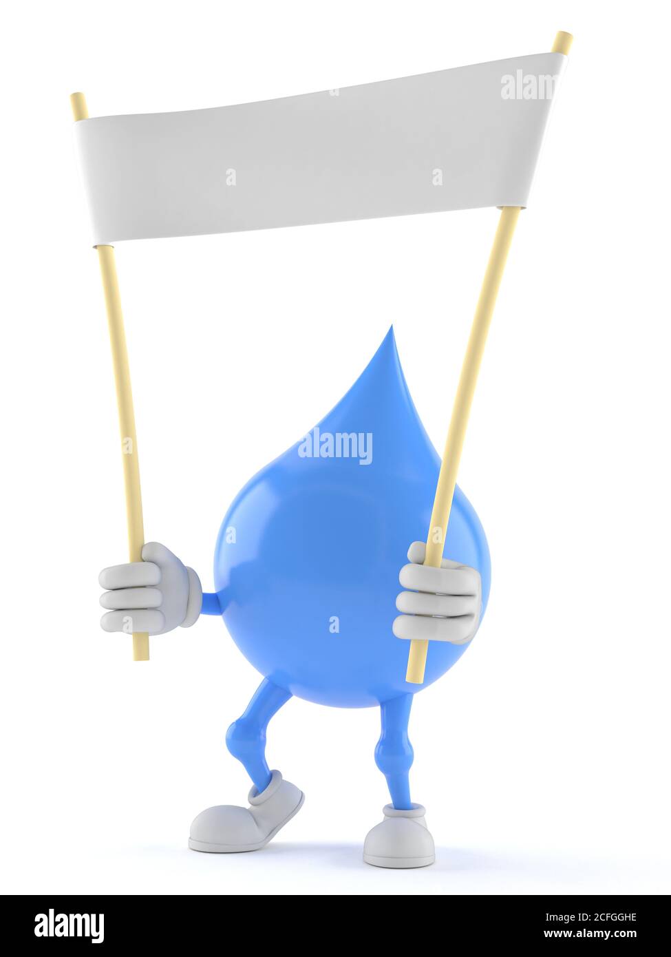 Cartoon character water drop sign hi-res stock photography and images ...