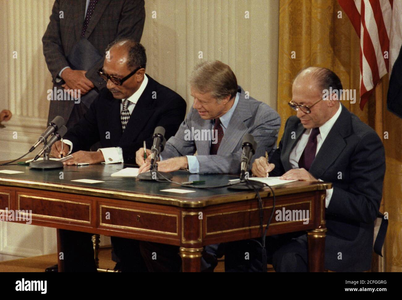 Camp david accords signing ceremony hi-res stock photography and images ...