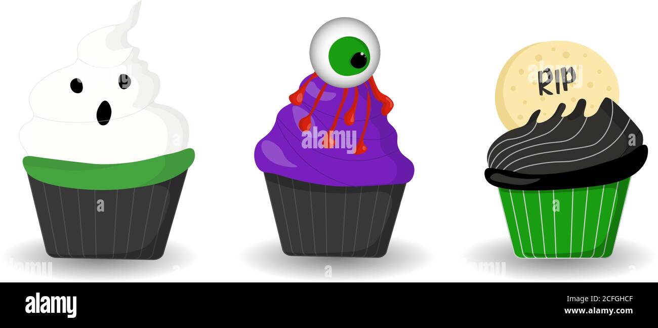 Creepy cakes Stock Vector Images - Alamy