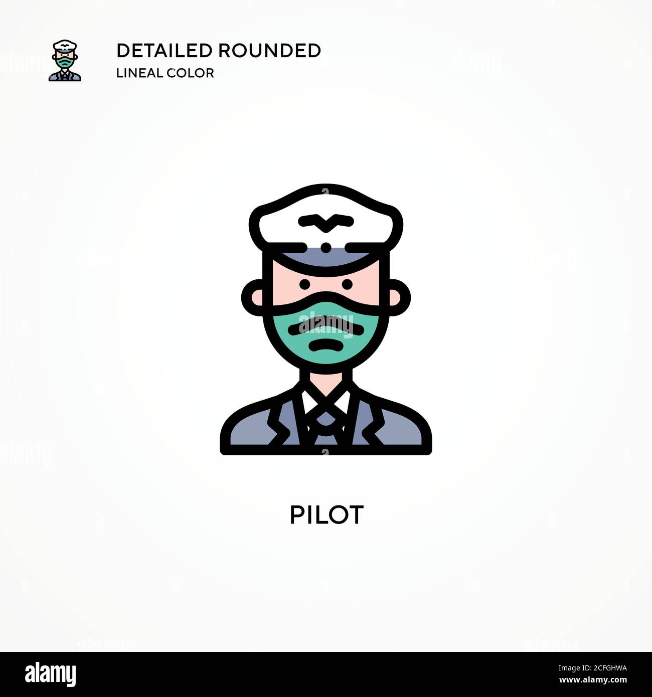 Female pilot cockpit Stock Vector Images - Alamy