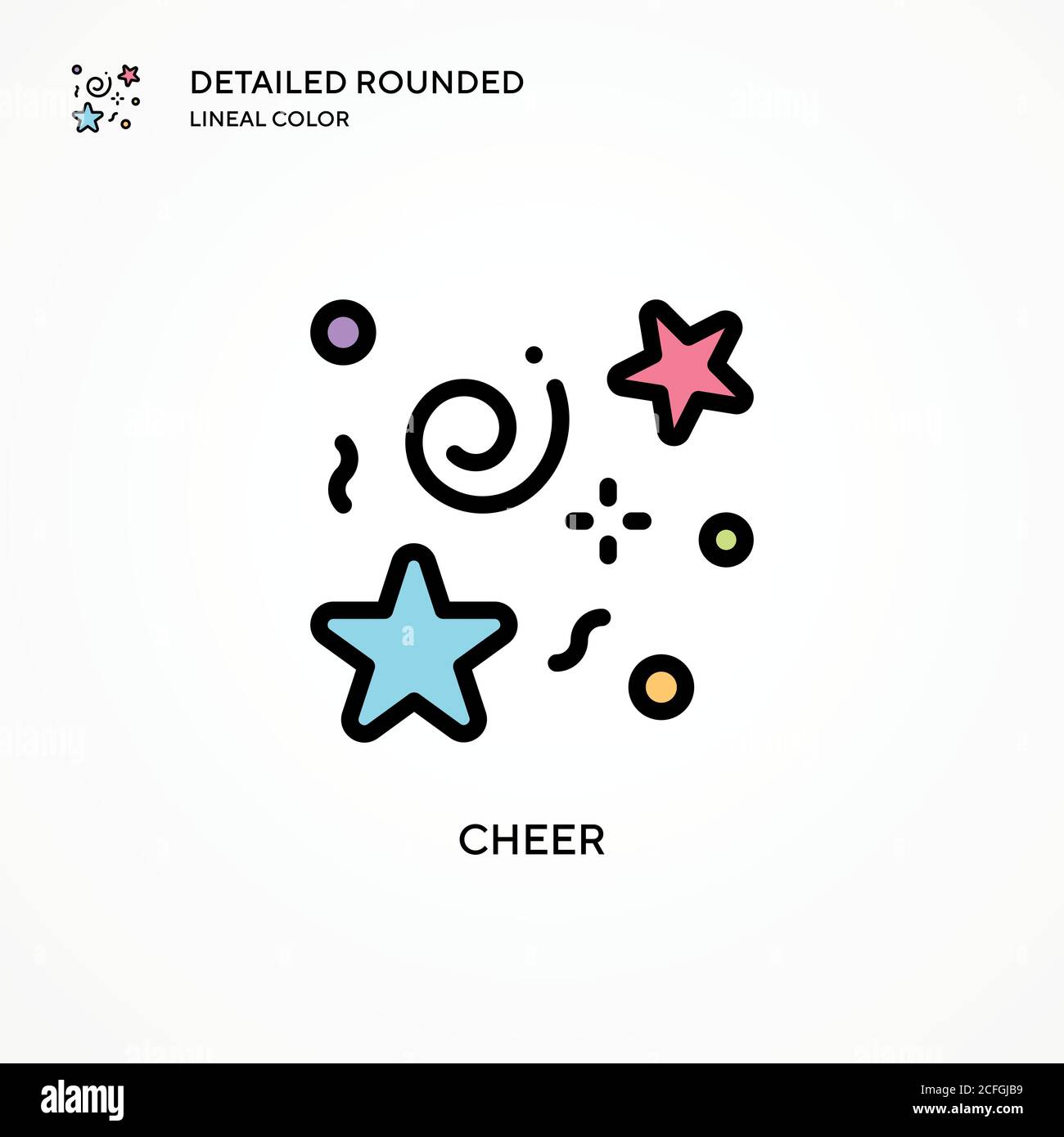 Cheer vector icon. Modern vector illustration concepts. Easy to edit ...
