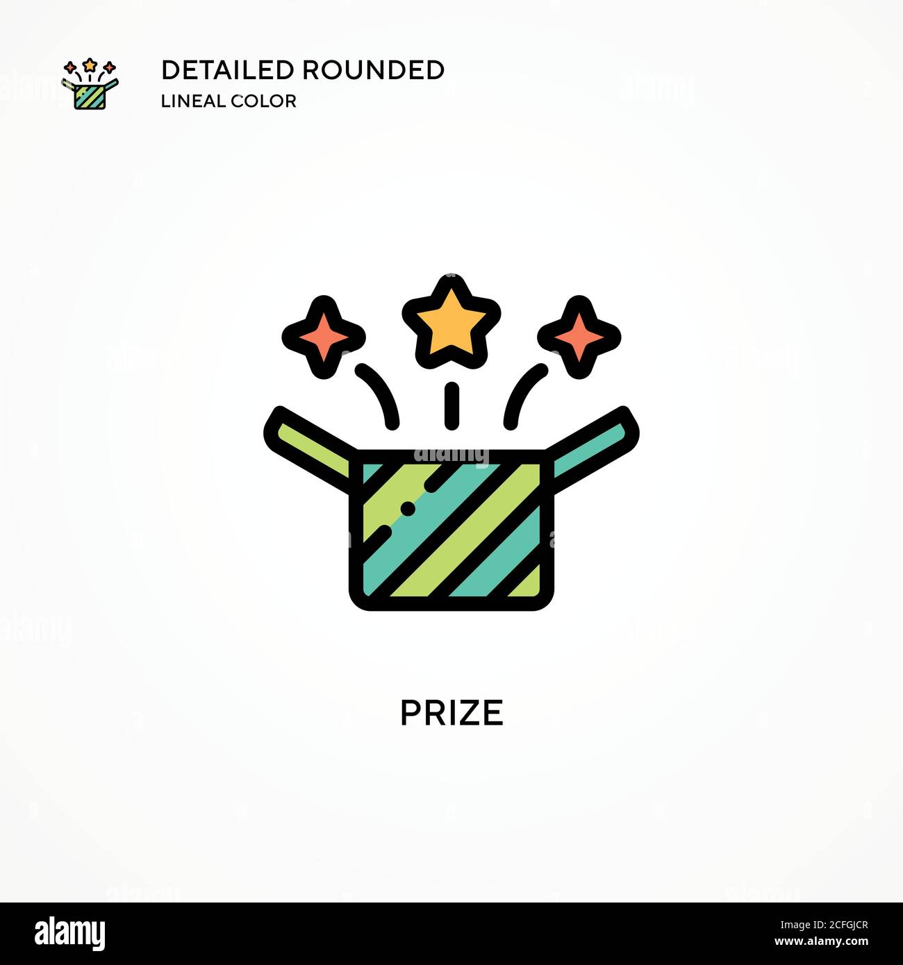 Prize vector icon. Modern vector illustration concepts. Easy to edit ...