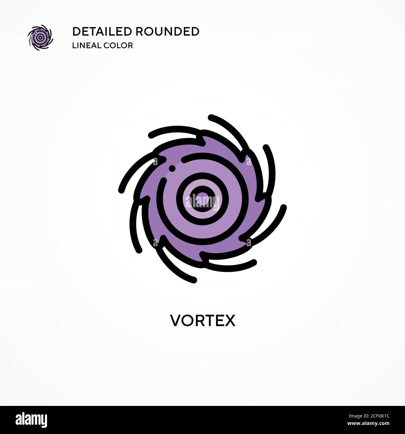 Vortex vector icon. Modern vector illustration concepts. Easy to edit ...