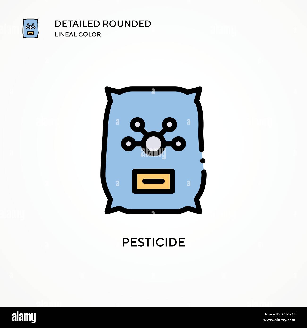 Pesticide vector icon. Modern vector illustration concepts. Easy to ...