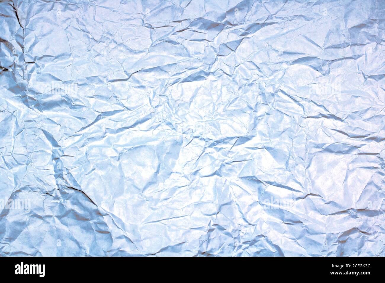 Texture of blue crumpled material Stock Photo - Alamy