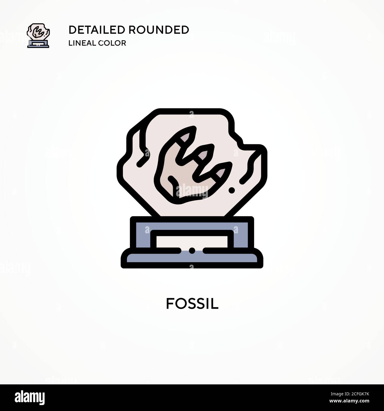 Fossils vector vectors hi-res stock photography and images - Alamy