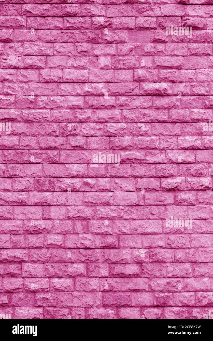 Pink brick building wall. Interior of a modern loft. Background for ...
