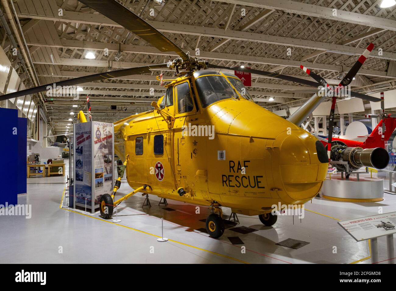 A Westland Whirlwind HAR10 search and rescue helicopter (1961-82) on ...