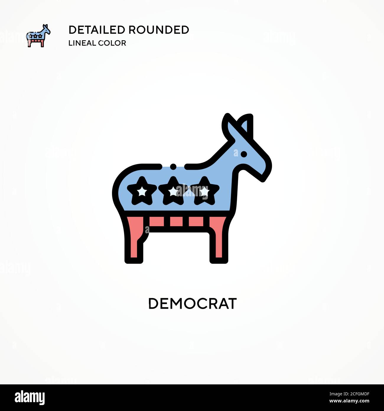 Republicans vs democrats Stock Vector Images - Alamy