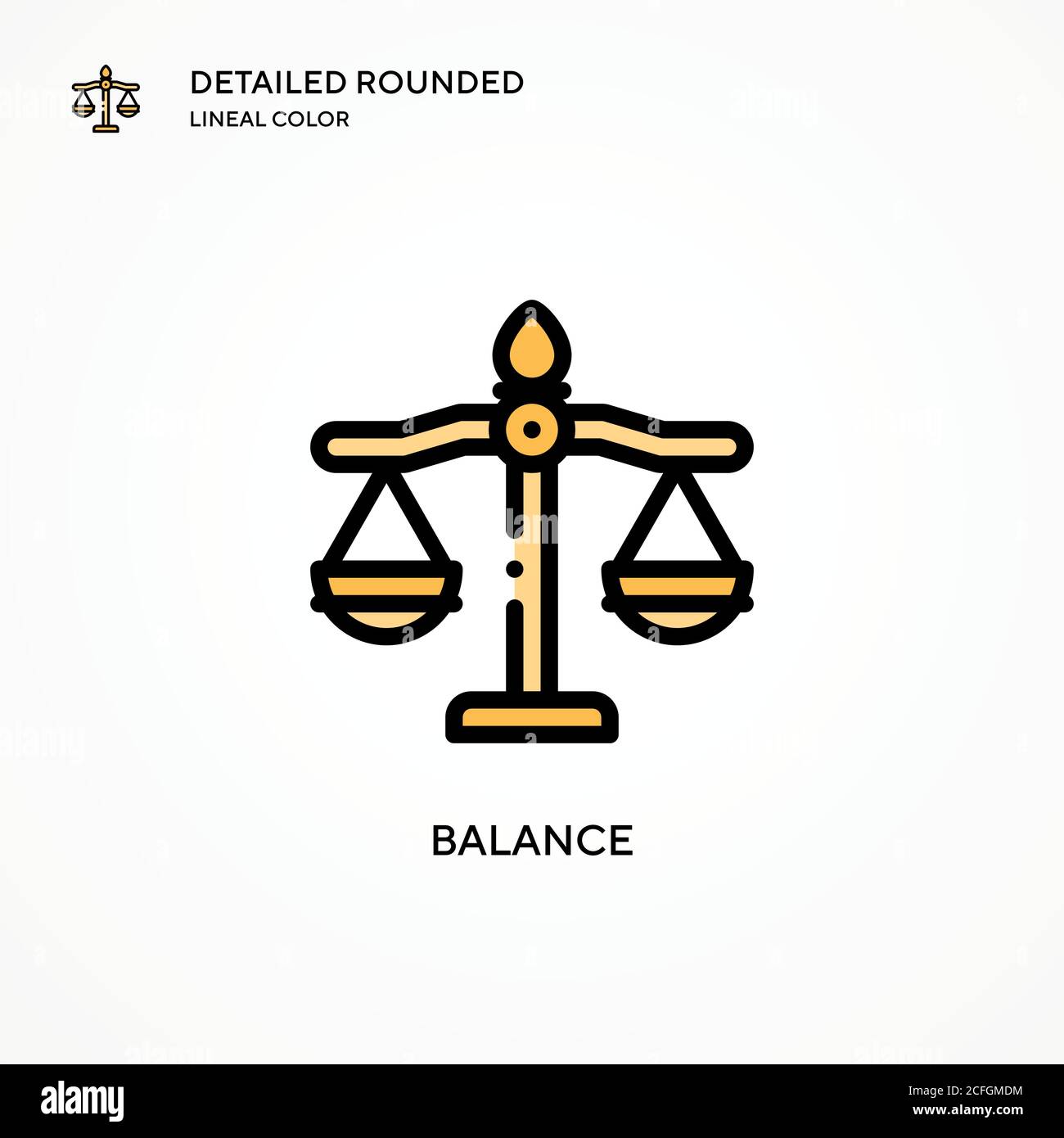 Balance vector icon. Modern vector illustration concepts. Easy to edit ...