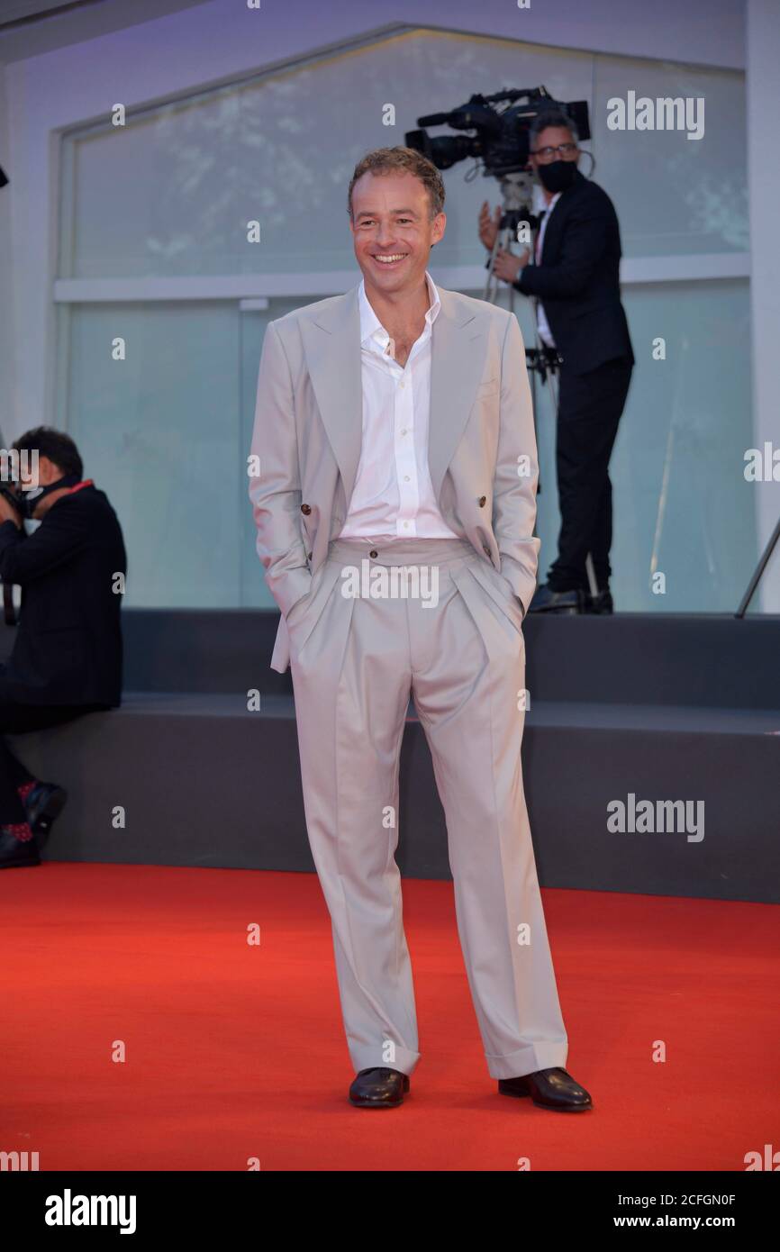77th Venice Film Festival 2020, Red Carpet Film Mis Marx. Pictured ...