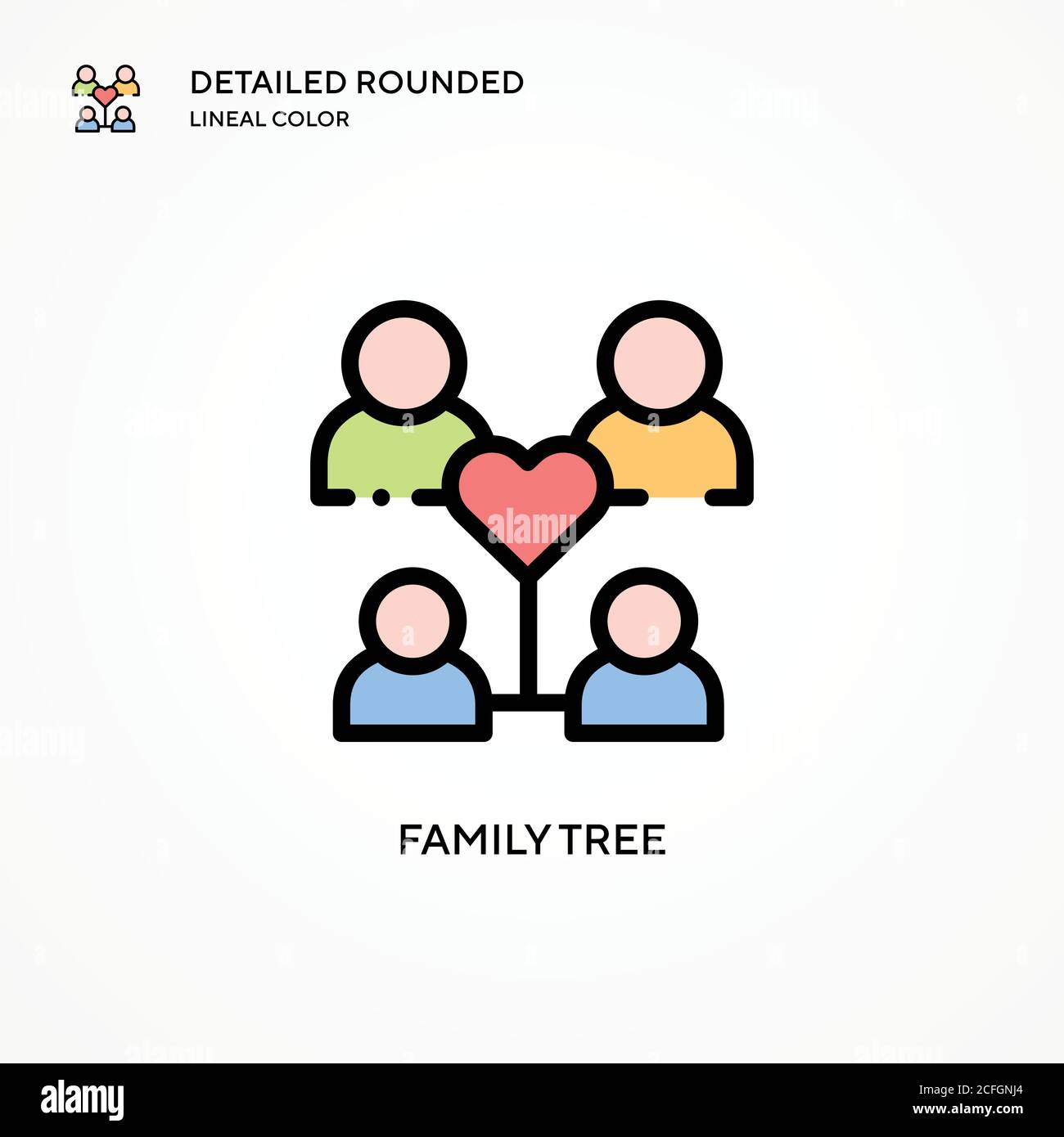 Grandmother and child plant Stock Vector Images - Alamy