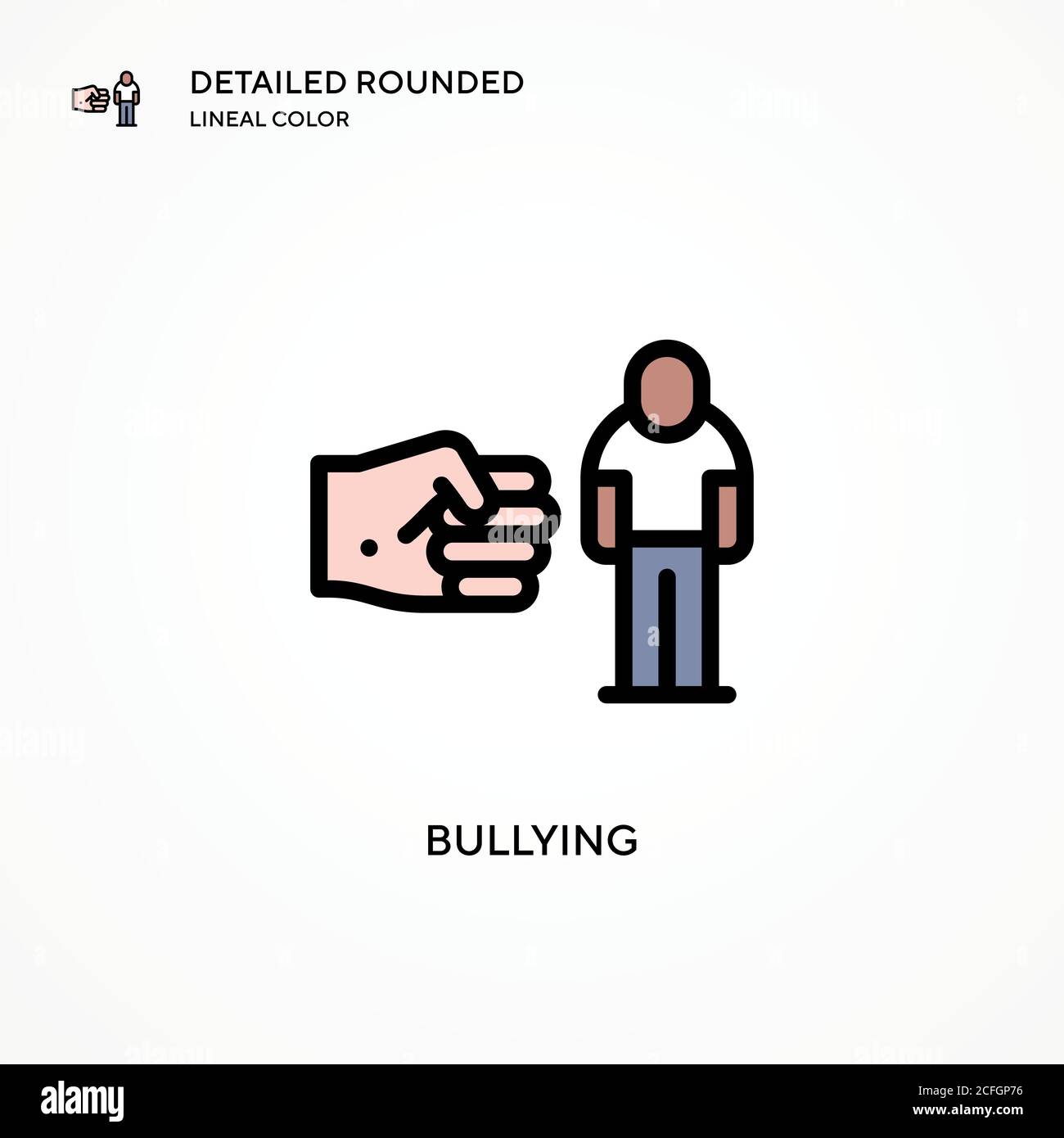 School Bullying Concepts Stock Vector Images Alamy