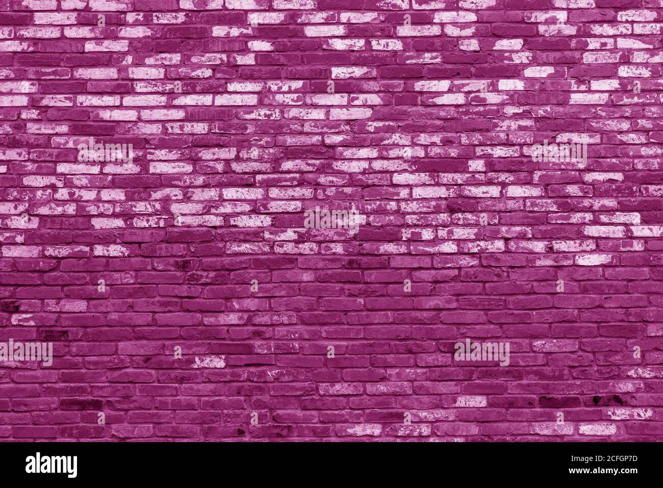 Pink brick building wall. Interior of a modern loft. Background for ...