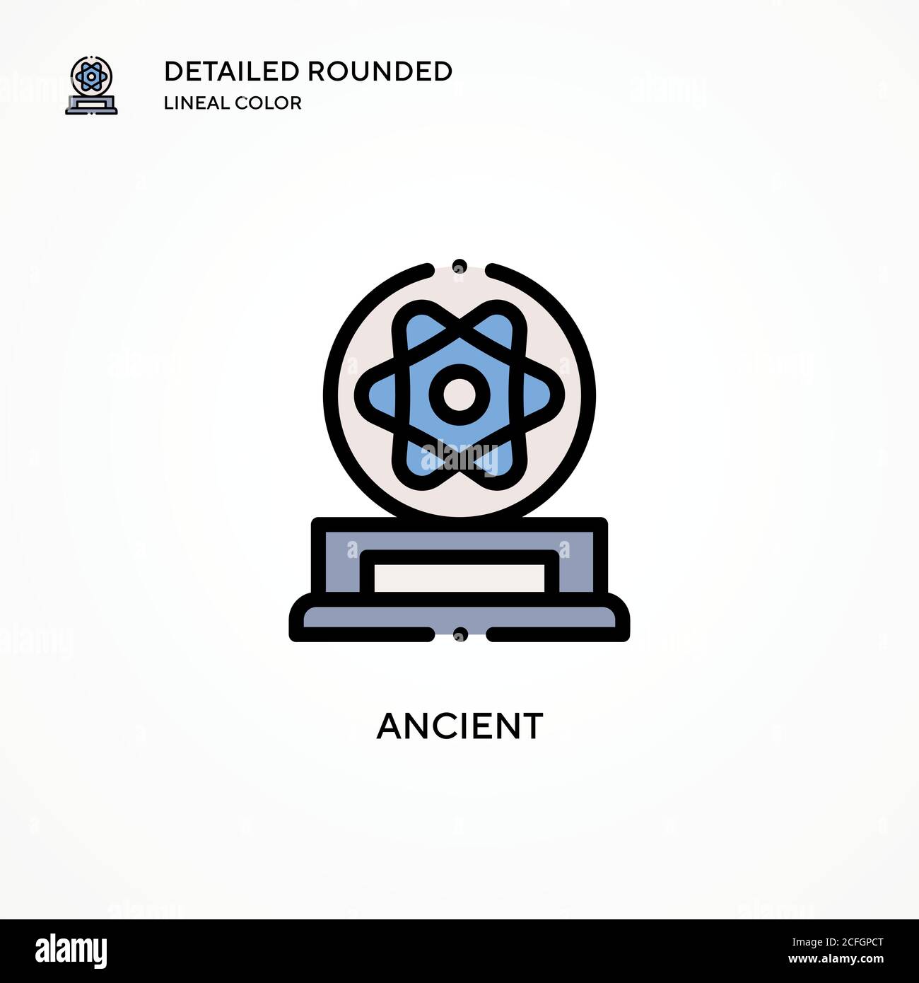 Ancient vector icon. Modern vector illustration concepts. Easy to edit ...