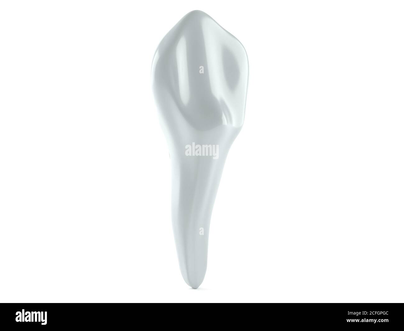 Tooth isolated on white background Stock Photo - Alamy