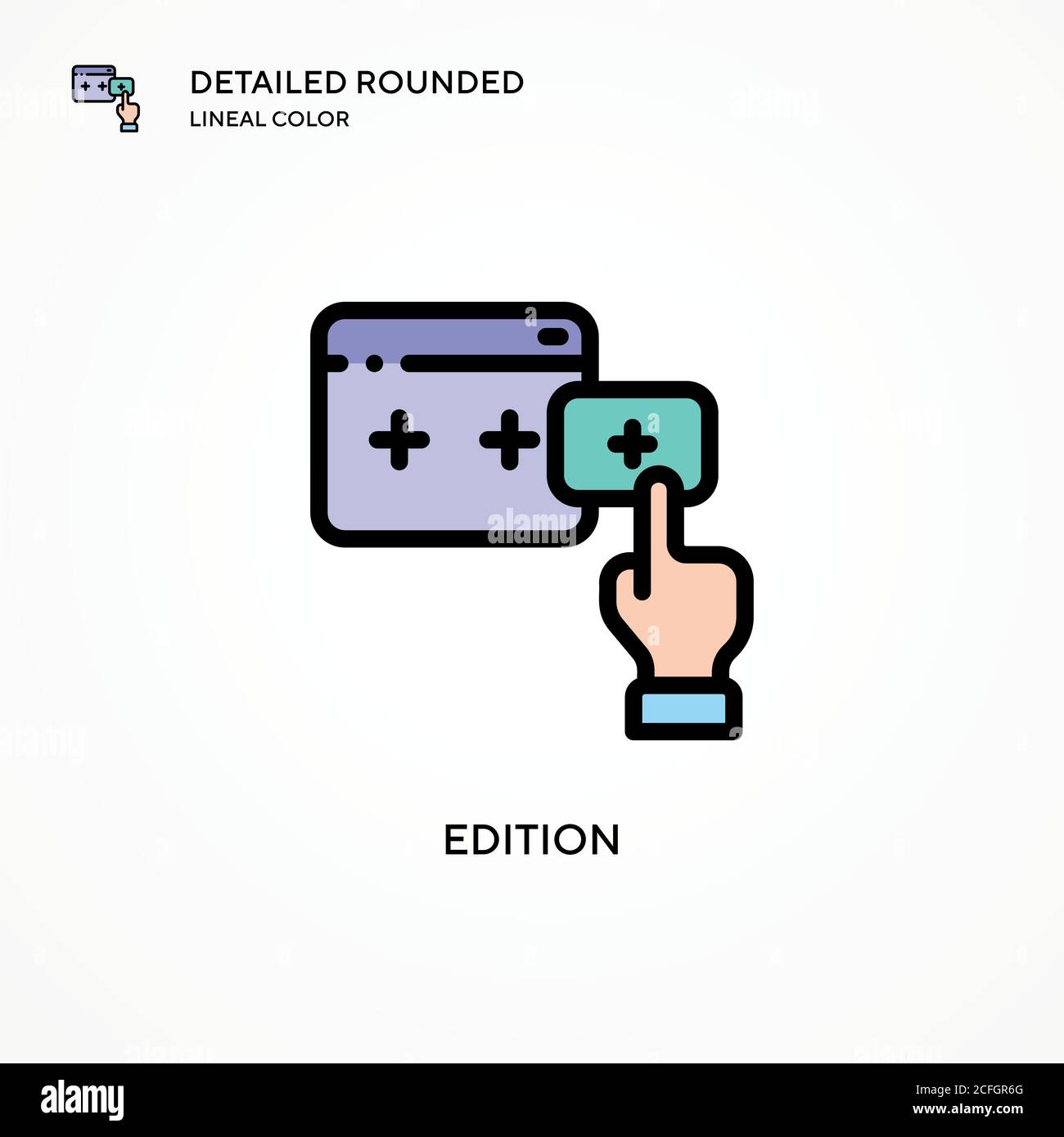 Edition vector icon. Modern vector illustration concepts. Easy to edit ...