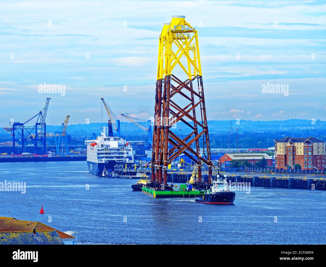 Wind farms scotland offshore hi-res stock photography and images - Alamy