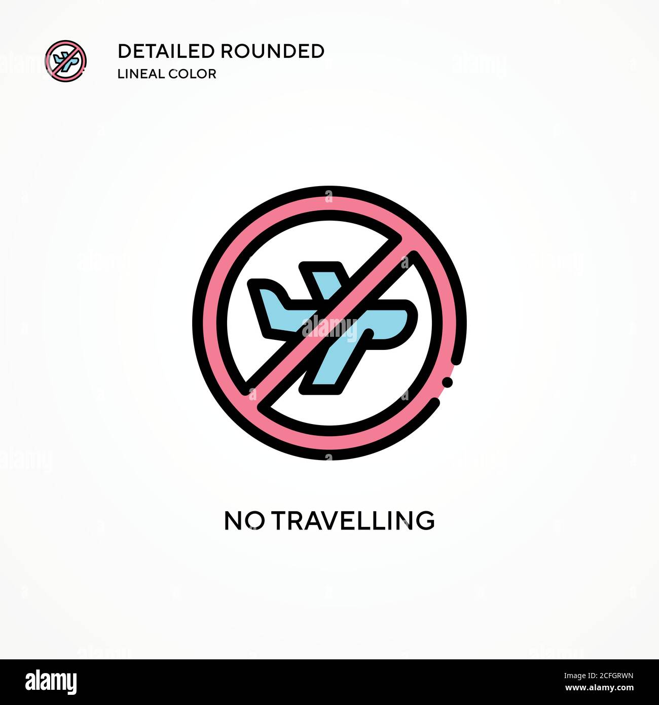 No travelling vector icon. Modern vector illustration concepts. Easy to ...