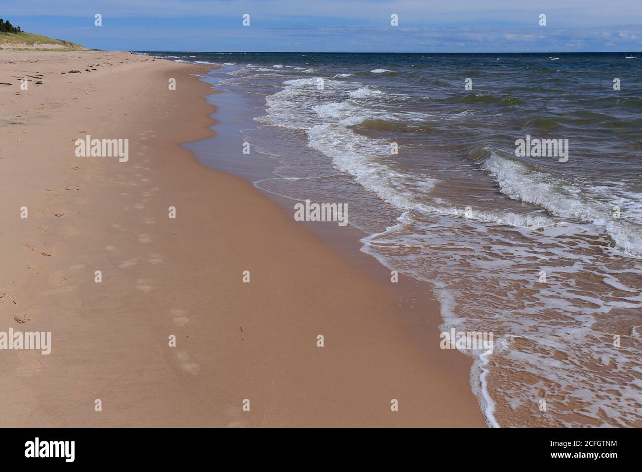 Basin Head Provincial Park; Prince Edward Island; Canada Stock Photo ...