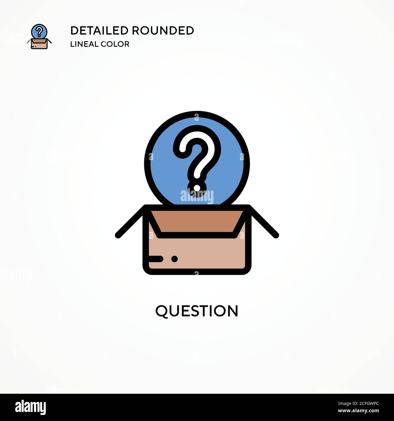 Question vector icon. Modern vector illustration concepts. Easy to edit ...