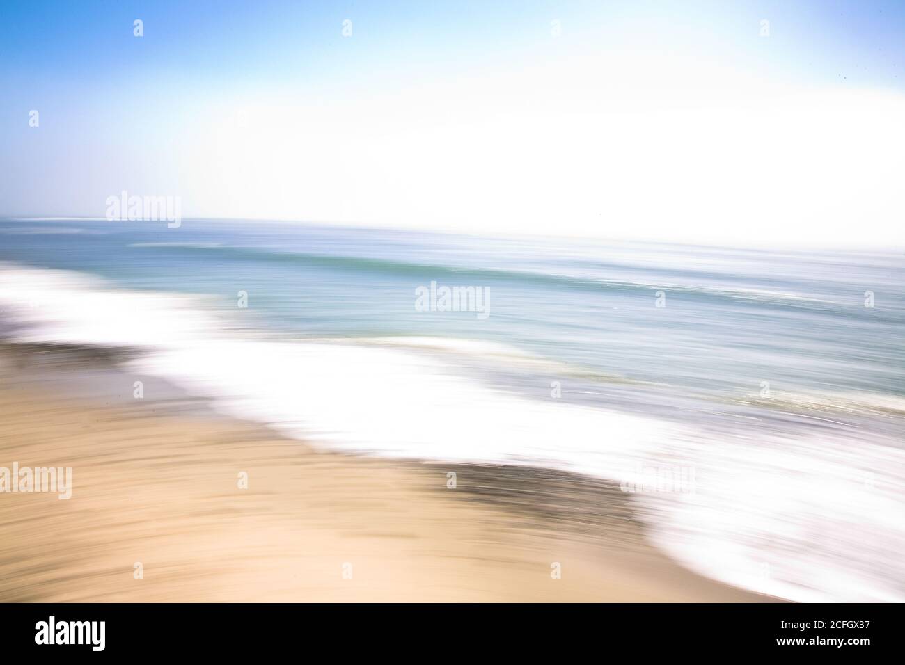 Abstract sea scape showing movement of ocean and waves Stock Photo - Alamy