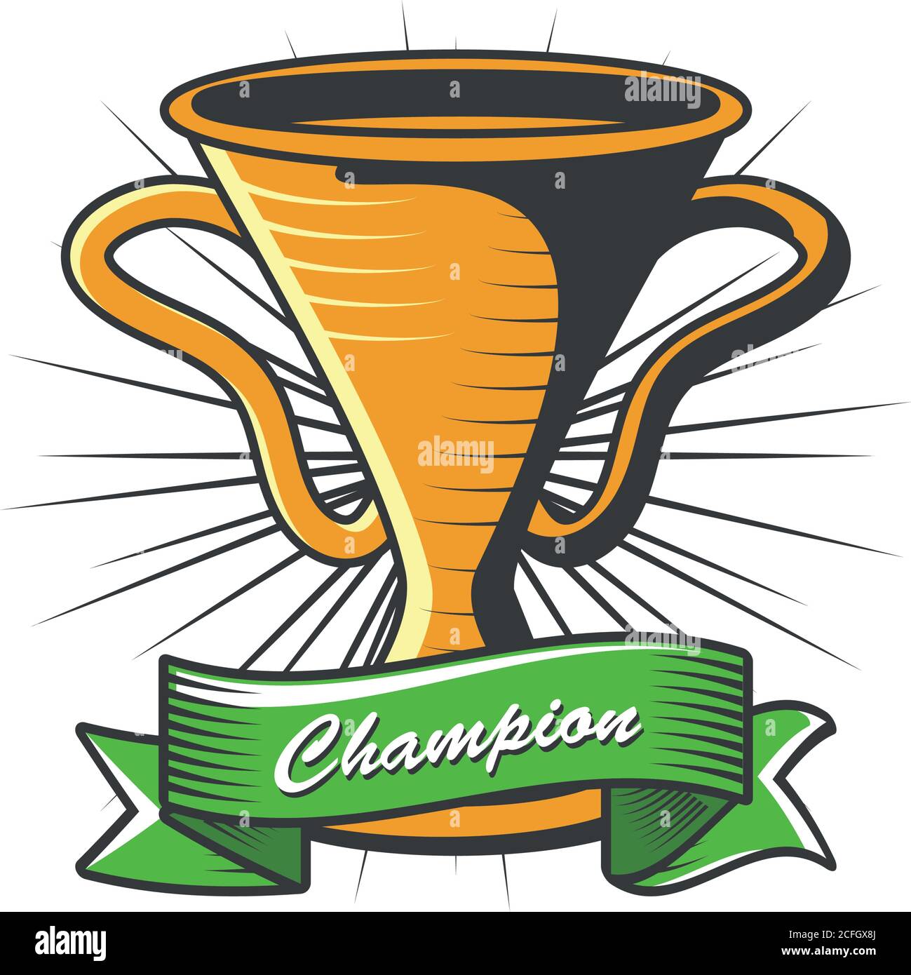 Packing trophy Stock Vector Images - Alamy