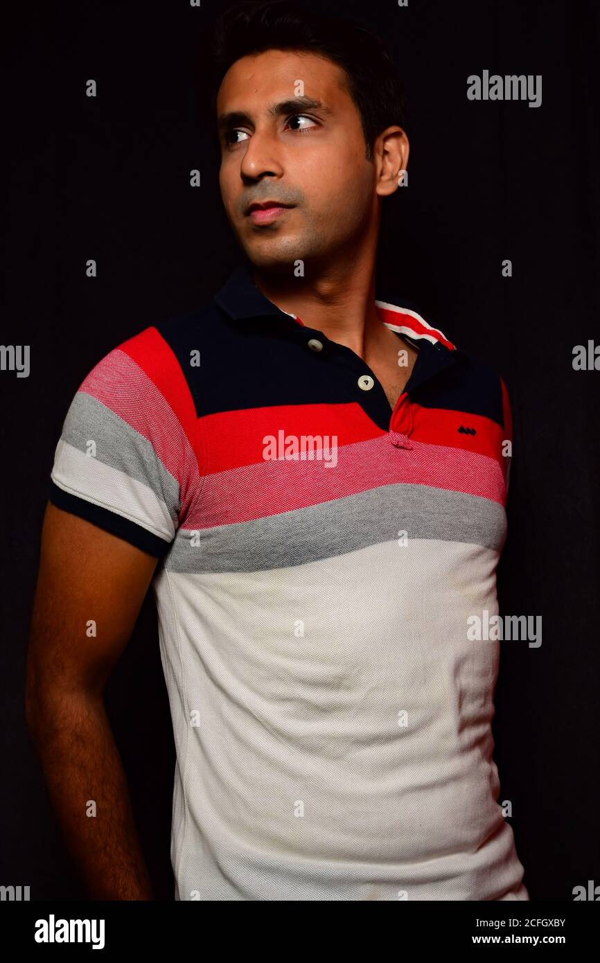 New Delhi India – March 30 2020 : Man portrait, smart casual man ...