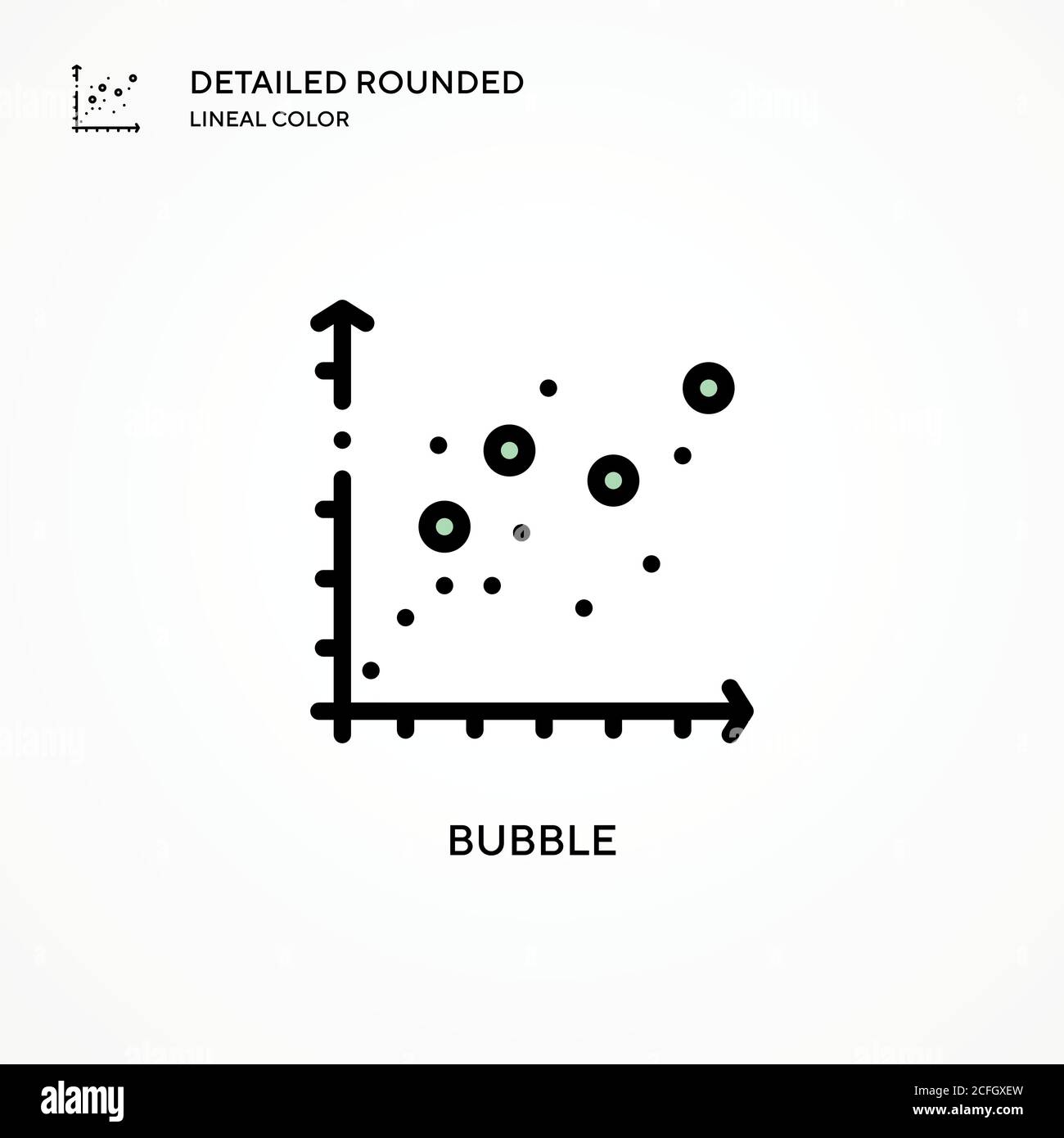 Bubble vector icon. Modern vector illustration concepts. Easy to edit ...