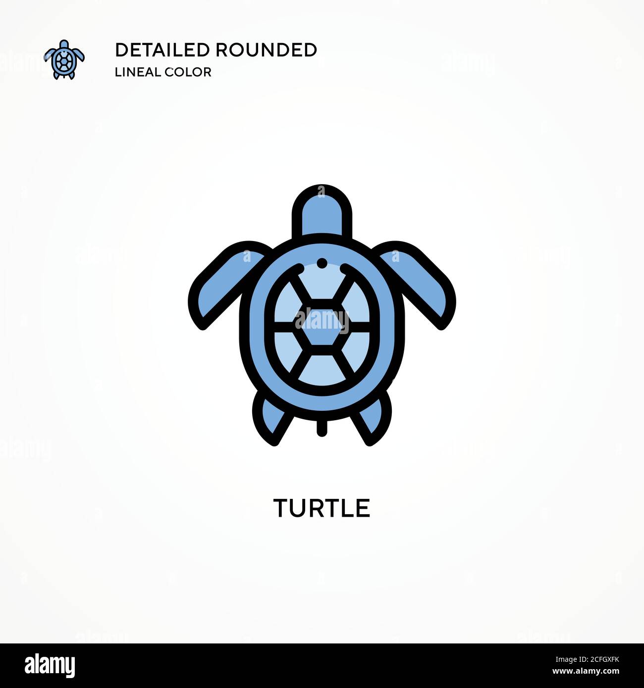 Turtle vector icon. Modern vector illustration concepts. Easy to edit ...
